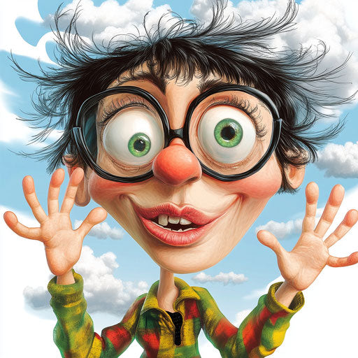 Humorous caricature of classroom rules with human characteristics ...