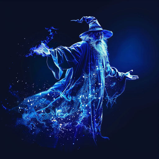 Realistic hocus pocus clipart on flat royal blue background – IMAGELLA