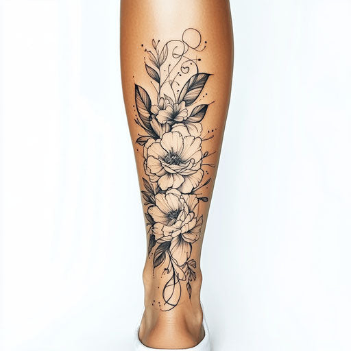 Lower Leg Tattoos For Females Stencil Tattoo Kit – IMAGELLA