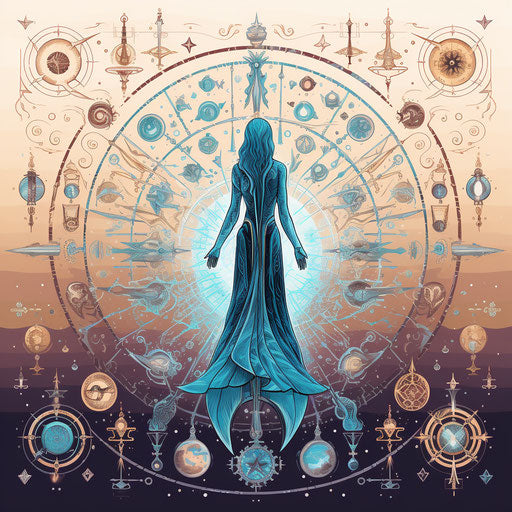 Alchemist with the sun, moon and stars – IMAGELLA