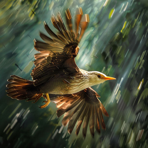 The agile precision of a yellow billed cuckoo catching prey – IMAGELLA