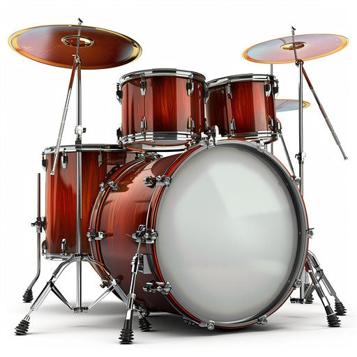 Realistic drum clipart on flat white background with sharp edges – IMAGELLA
