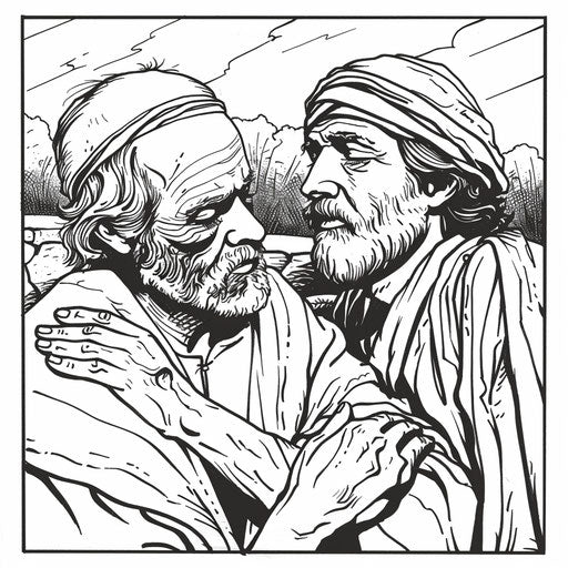 Jesus comforting someone with a gentle touch – IMAGELLA