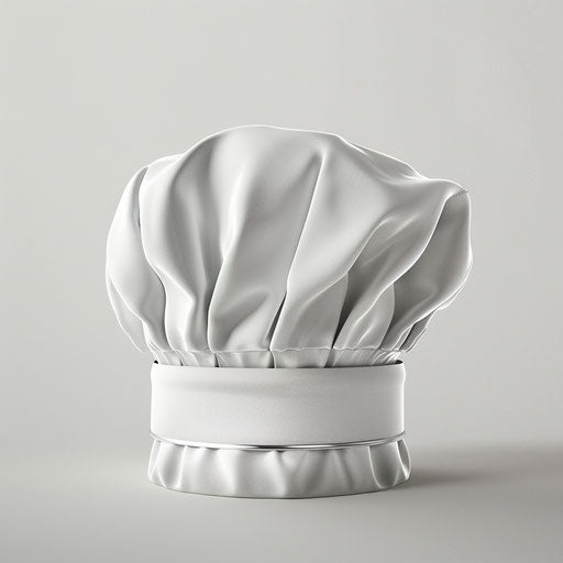 Realistic chef hat on white background, soft lighting – IMAGELLA