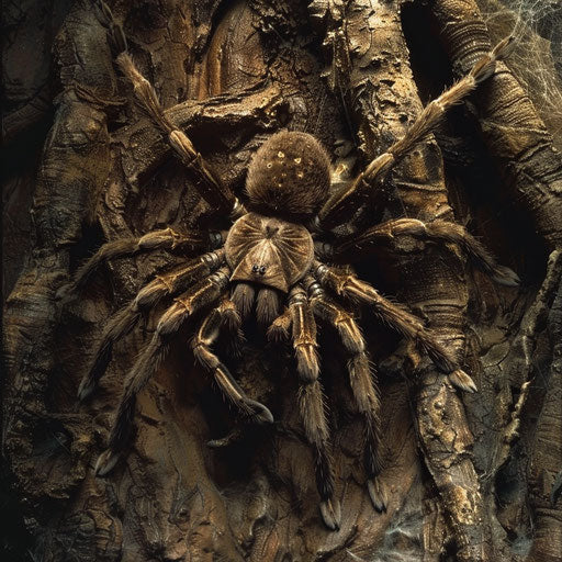Tarantula amid the roots of an ancient tree – IMAGELLA