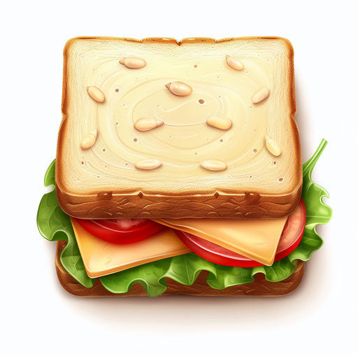 Realistic lunch clipart on flat white background – IMAGELLA