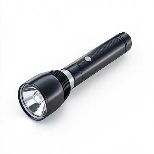 3D flashlight on realistic white background – IMAGELLA