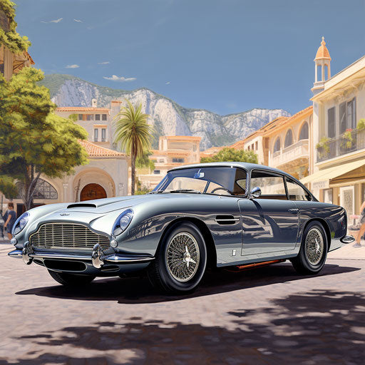 Side view of the Aston Martin DB5 – IMAGELLA