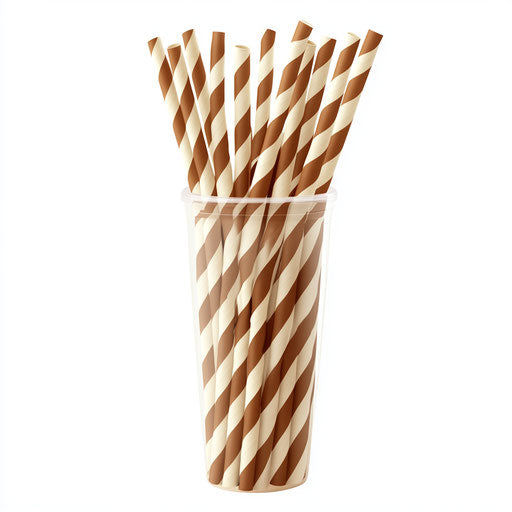 Realistic paper straws, high resolution, isolated – IMAGELLA