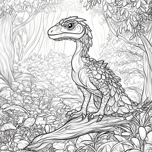 Enjoyable Raptor Coloring Page - Useful Activities – IMAGELLA