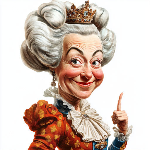 Vector Catherine The Great Caricature Clipart in SVG and EPS – IMAGELLA