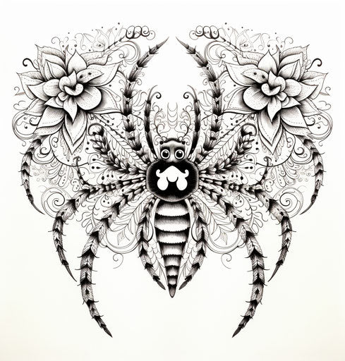 Henna spider tattoo doodles and designs for adults – IMAGELLA