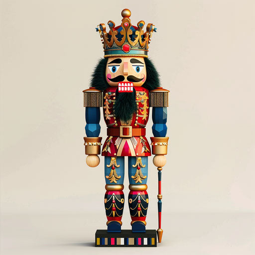 Realistic nutcracker illustration on flat white background – IMAGELLA