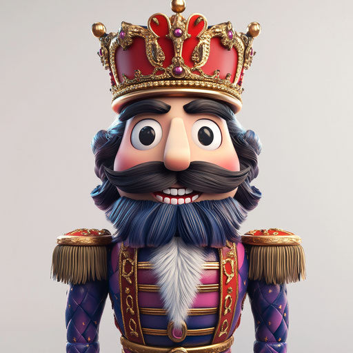 3D nutcracker with realistic white backdrop in photo – IMAGELLA