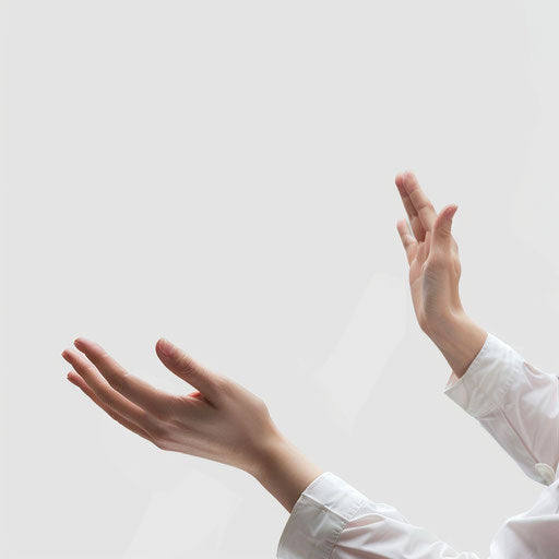 Realistic clapping clipart on flat white background – IMAGELLA