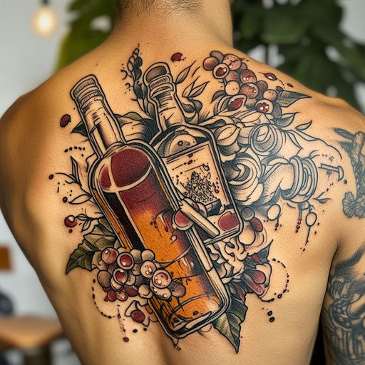 Dynamic Tattoos And Booze Tattoo Flash – IMAGELLA