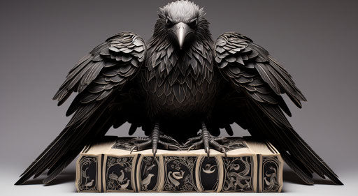 Vampire raven with crow print – IMAGELLA