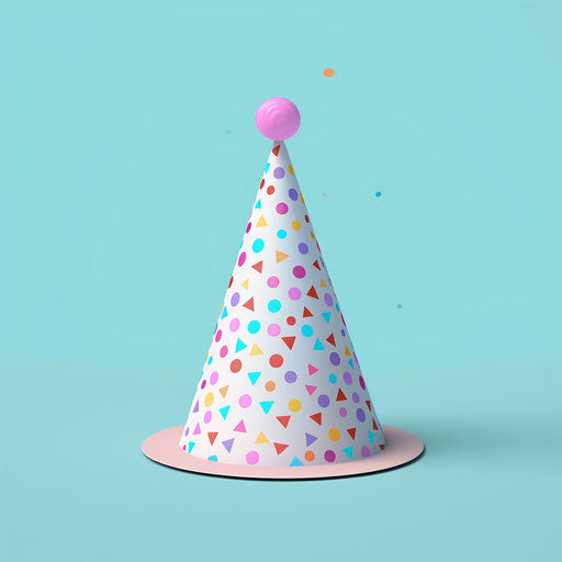 Realistic party hat clipart with random background – IMAGELLA