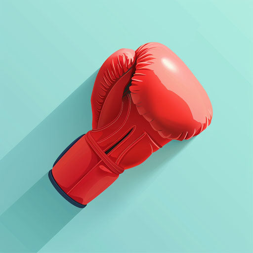 Hyper-realistic punch clipart on flat, serene aqua background – IMAGELLA