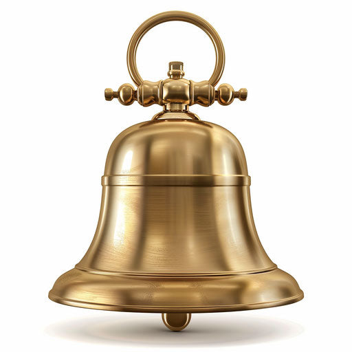 Bell in a photo realistic style on flat white background – IMAGELLA