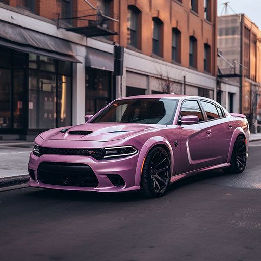 Dodge charger hellcat Light pink metallic – IMAGELLA