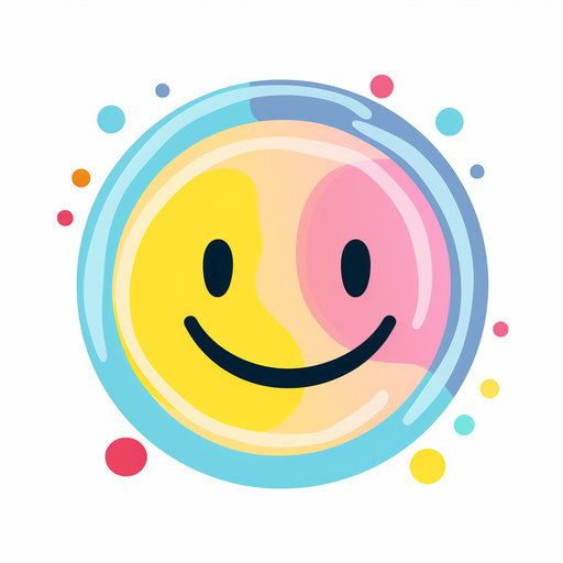 Smiley face clipart in the style of Pastel Colors Art – IMAGELLA