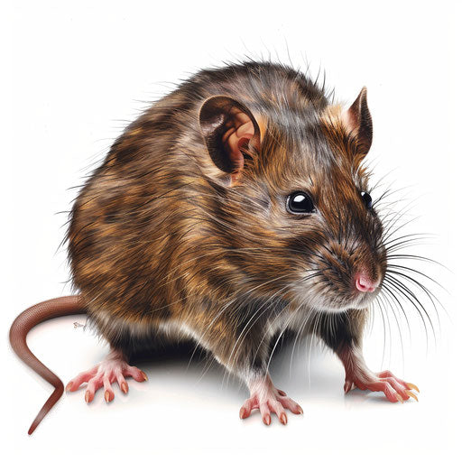 Realistic rat clipart on white background with rich colors – IMAGELLA