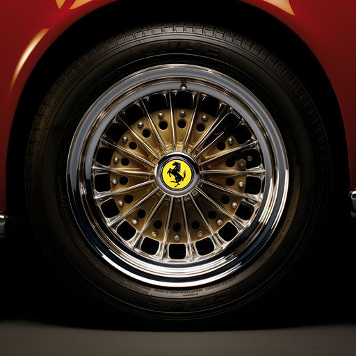 Ferrari GT classic wire-spoke wheels – IMAGELLA