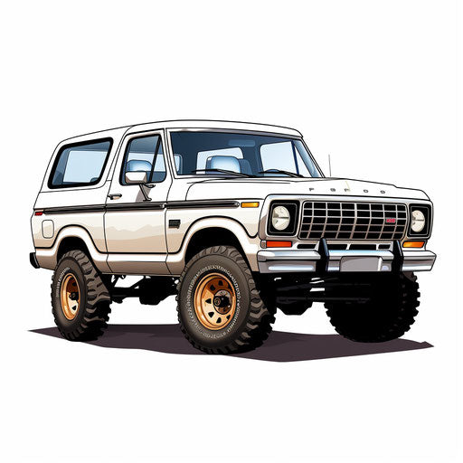 Bronco Sport Classic White Background – IMAGELLA