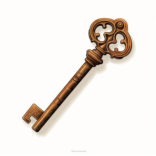 Key clipart in the style of Oil painting – IMAGELLA