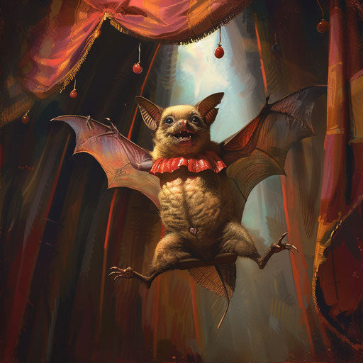 Bat acrobat of the circus – IMAGELLA