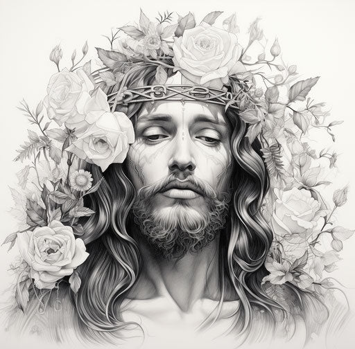 Jesus Tattoo Artistic Design – IMAGELLA