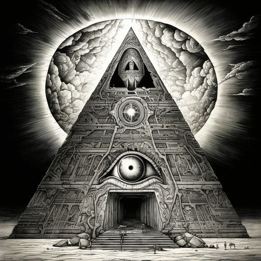 The pyramid of the eye with a light inside – IMAGELLA