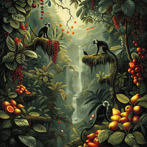 Hidden valley: monkeys discovering endless fruits – IMAGELLA