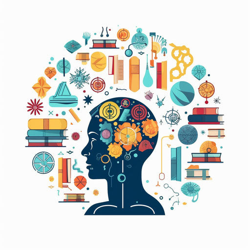 Minimalist knowledge illustration on white background – IMAGELLA