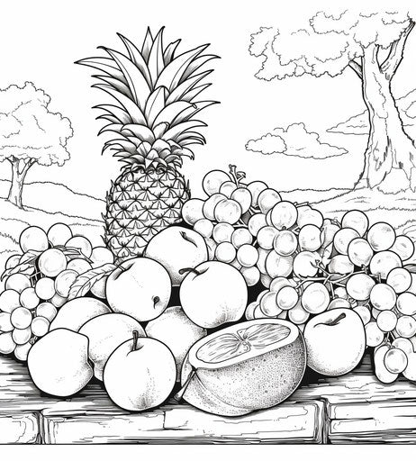 Explore Artistic Food Coloring Pages - Get Inspired – IMAGELLA