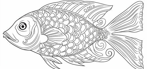 Free printable detailed fish coloring pages – IMAGELLA